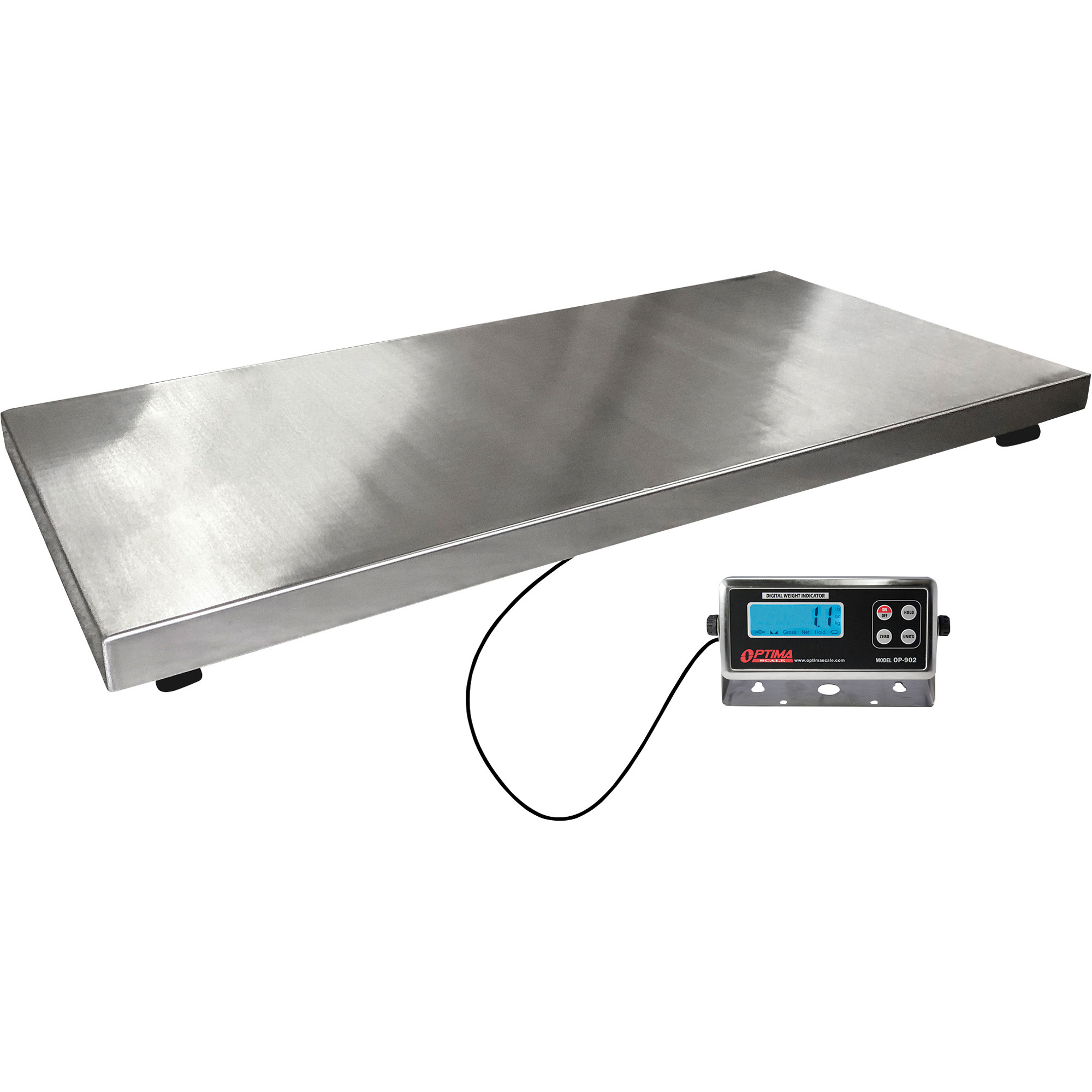 Optima Scale Digital Vet Scale, 1000-Lb. Capacity, 0.2-Lb. Display Increments, Model# OP-922 ...